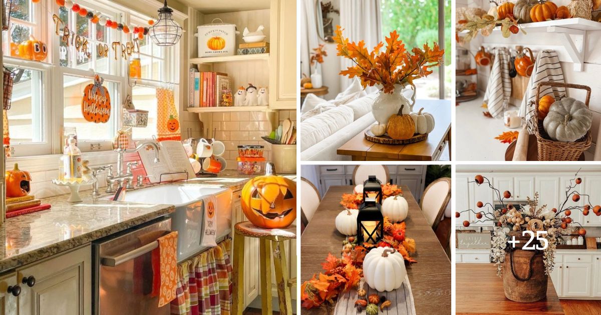 30 Fall Kitchen Decorating Ideas To Celebrate The Harvest Season