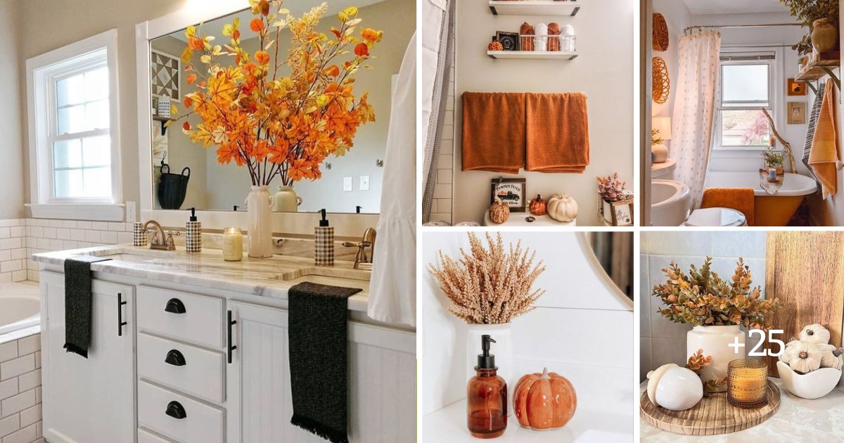30 Stunning Fall Bathroom Decor Ideas You Should Try This Season