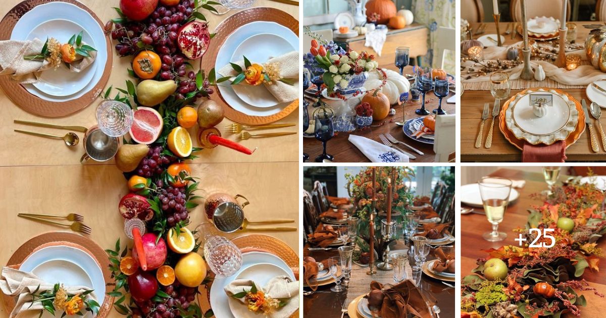 30 Thanksgiving Table Decor Ideas That You Can Make In A Snap