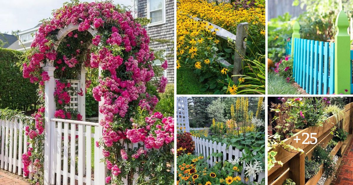 30 Garden Fence Ideas That Showcase Your Personality And Taste