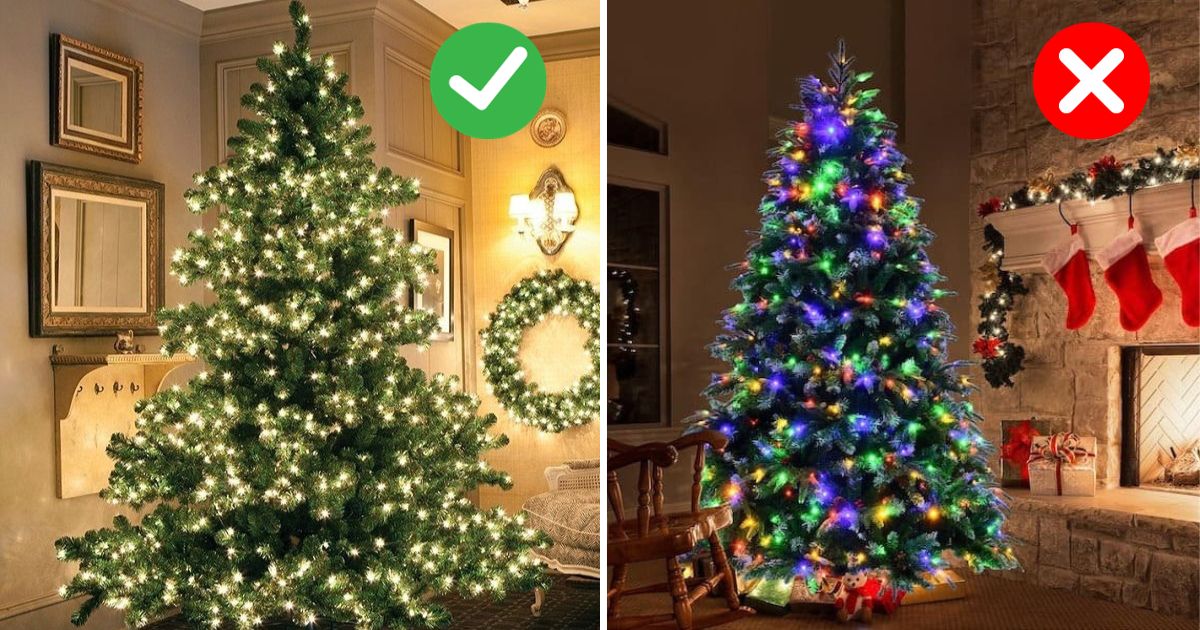 Putting Lights On A Christmas Tree: 5 Dos And 4 Don'ts You Should Follow