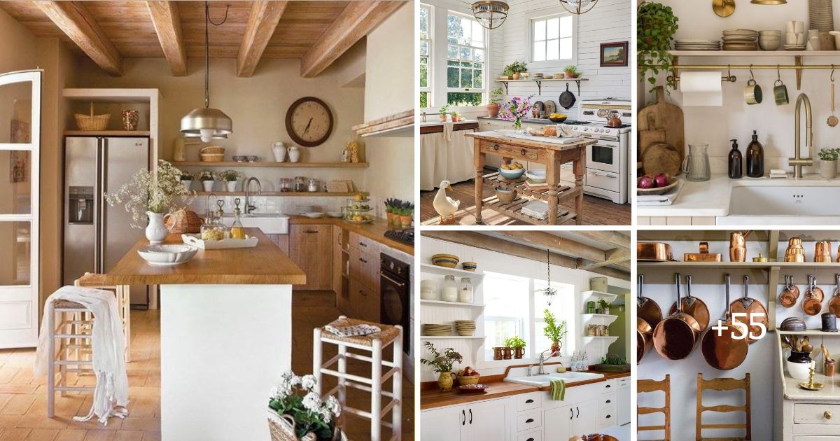 60 Farmhouse Kitchen Ideas To Create A Warm And Welcoming Space