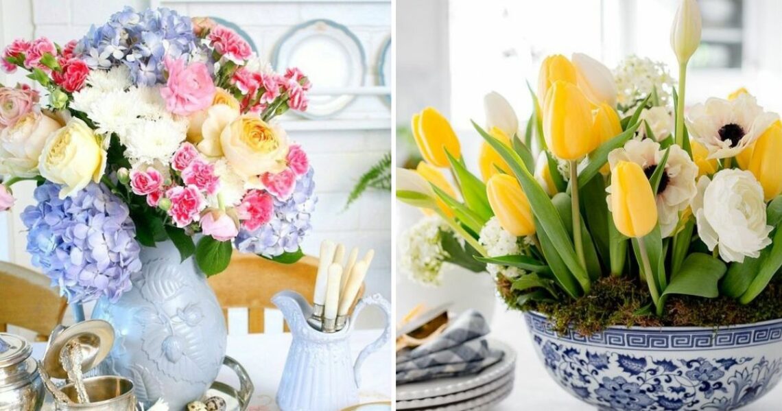 50 Simple And Sweet Spring Centerpiece Ideas For Your Table