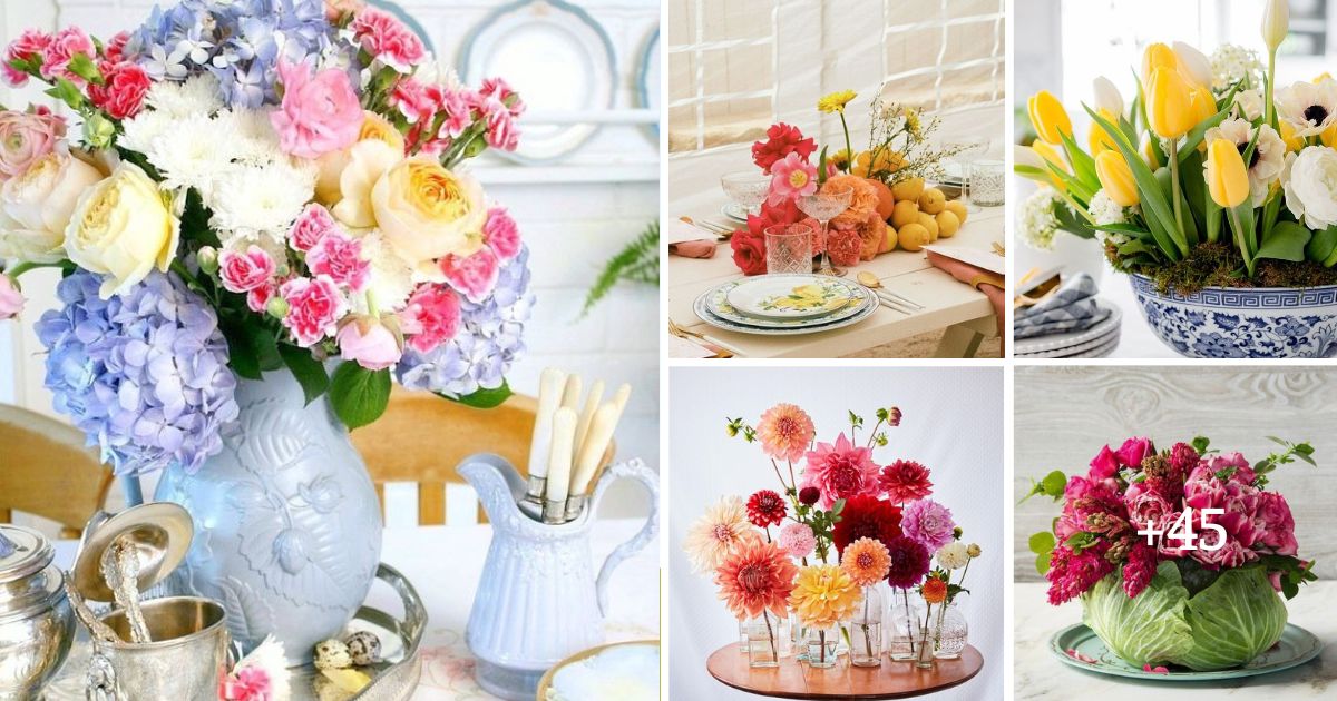 50 Simple And Sweet Spring Centerpiece Ideas For Your Table