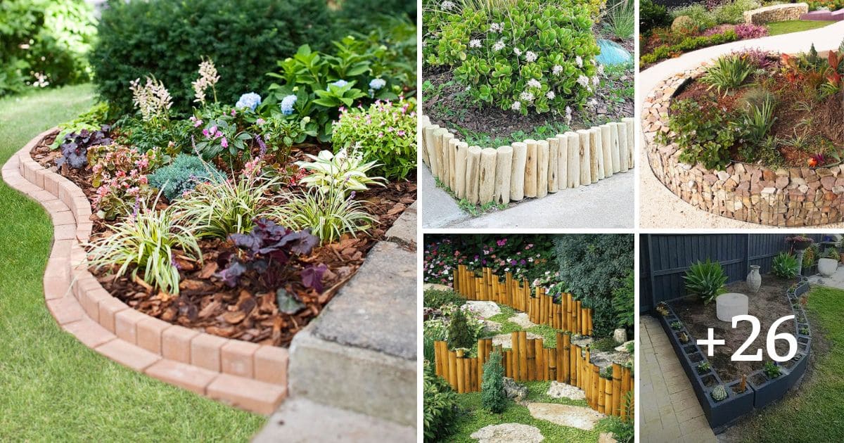 30 Ideas of Garden Edging to Spruce Up Your Yard