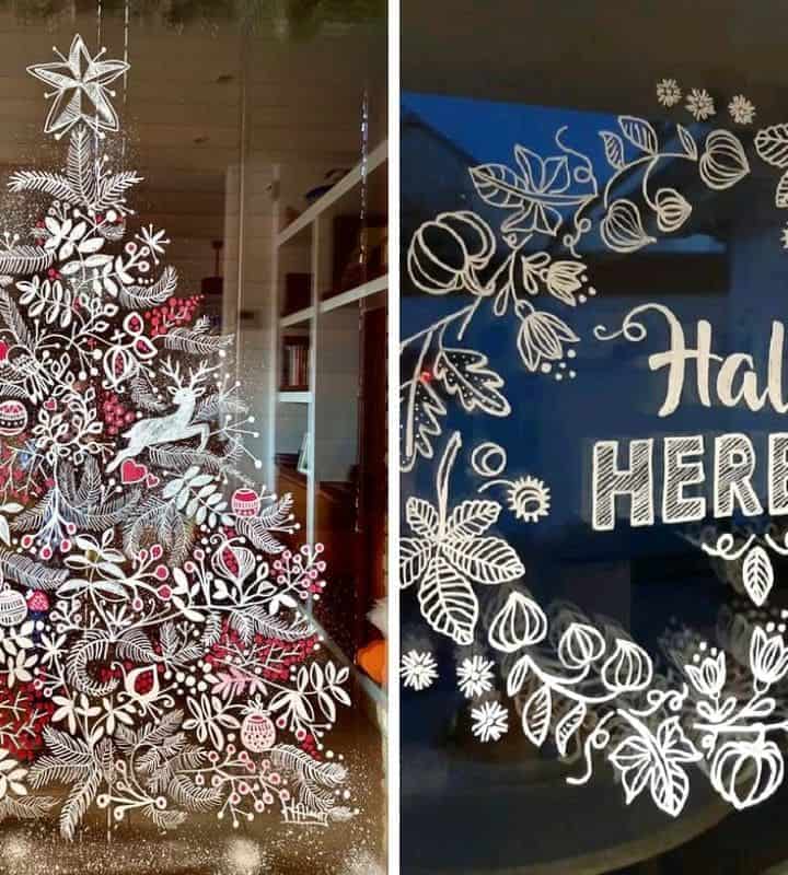 20 Christmas Window Painting Ideas to Bring Festive Cheer to Your Home