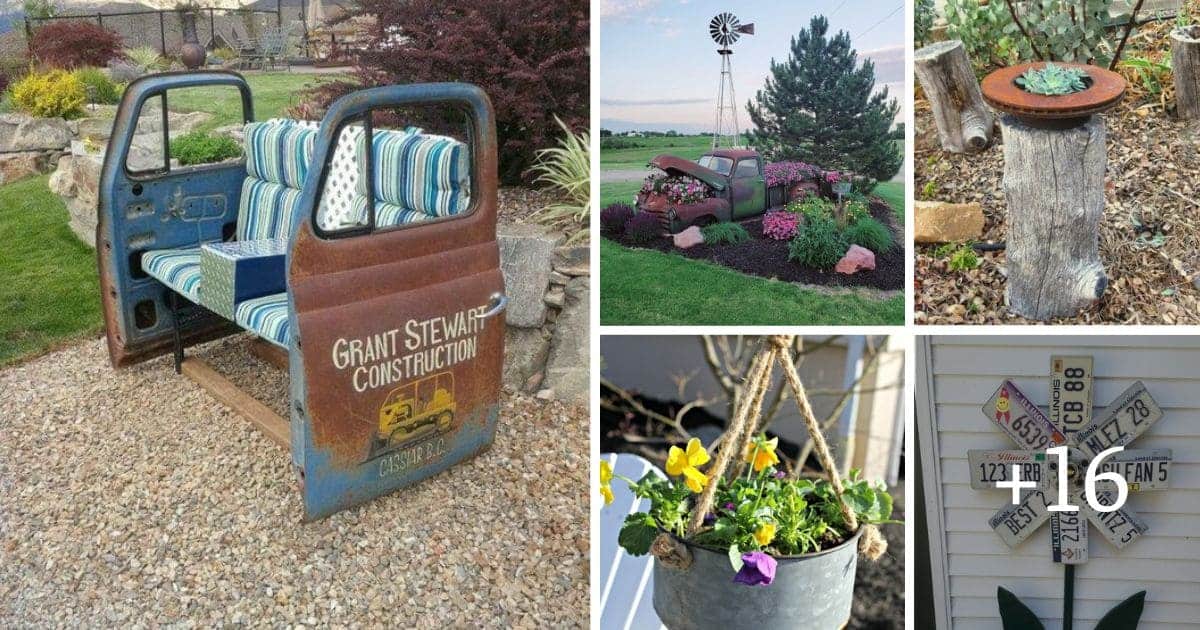 20 Brilliant Ways to Repurpose Old Garage Items for Your Garden