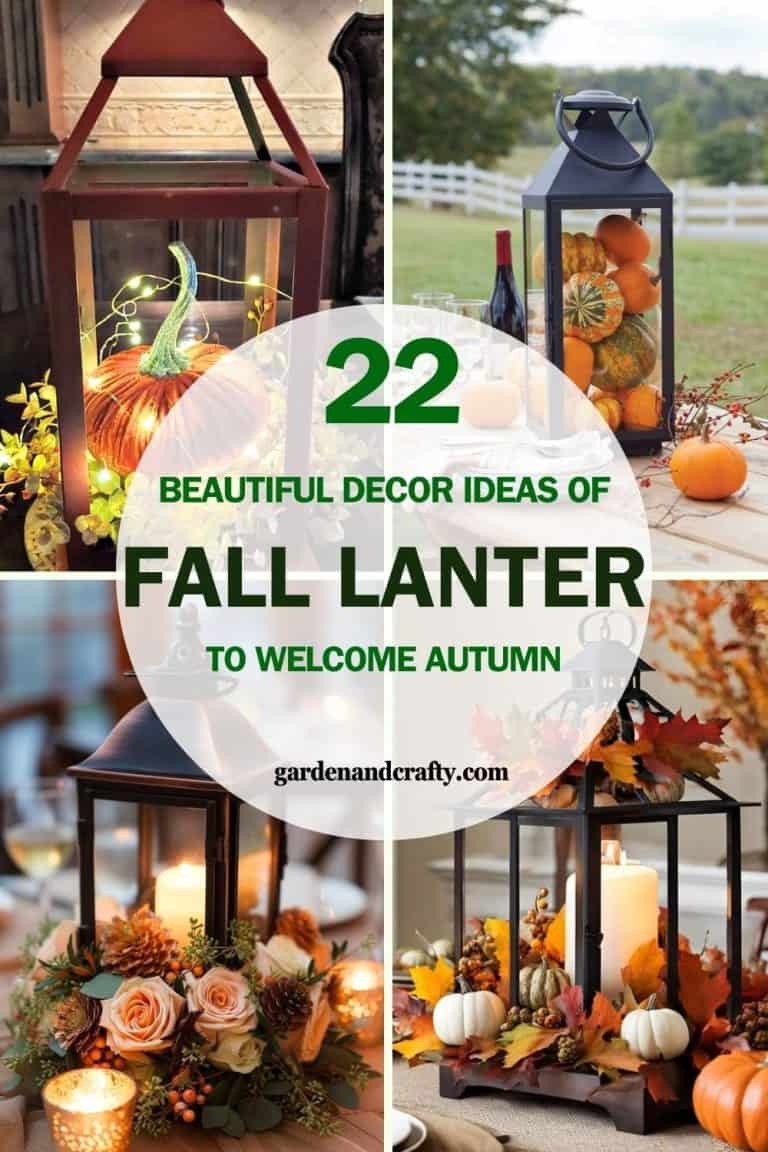 22 Beautiful Fall Lantern Decor Ideas to Welcome Autumn