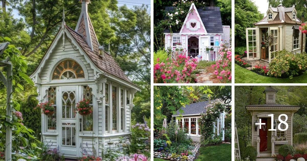 22 Victorian-Style Garden Sheds to Transform Your Outdoor Space