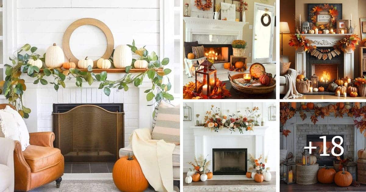 22 Gorgeous Fall Fireplace Decor Ideas to Warm Up Your Home