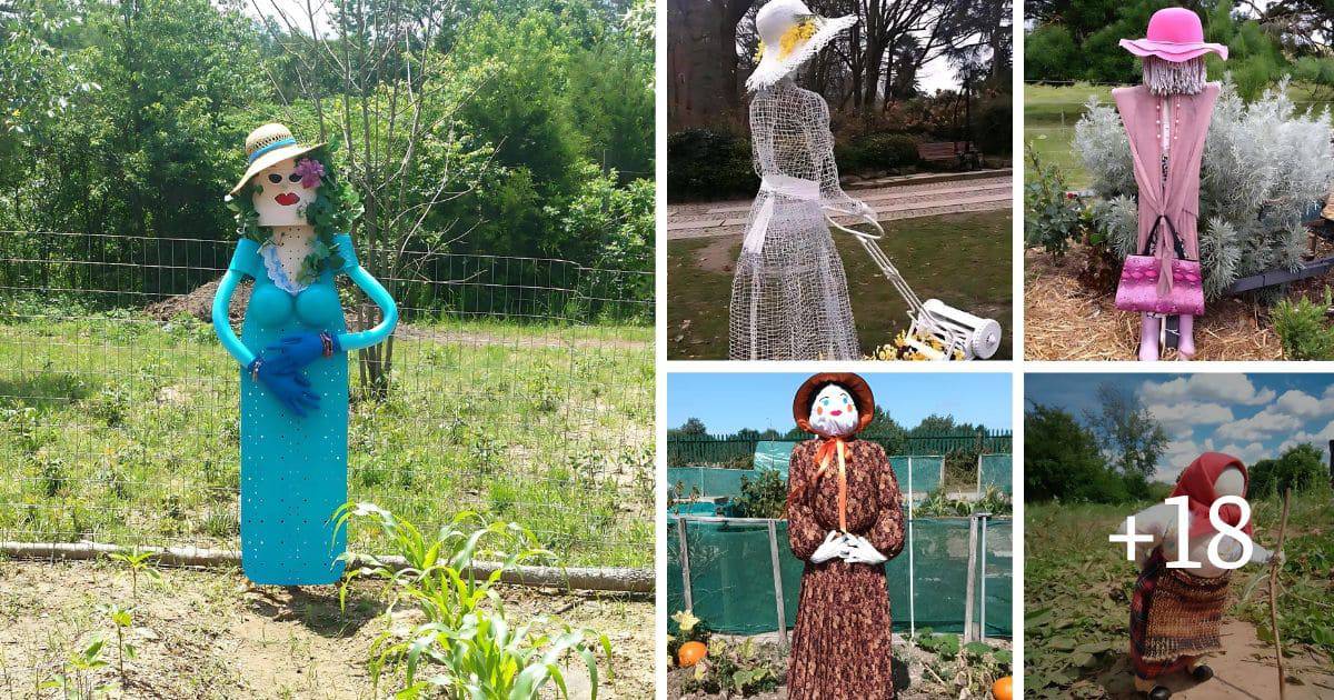 22 Charming DIY Lady Scarecrow Ideas to Spruce Up Your Garden