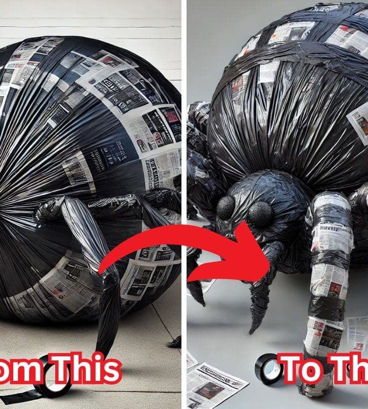 How to Make Your Own Giant Halloween Spider for Less Than $20