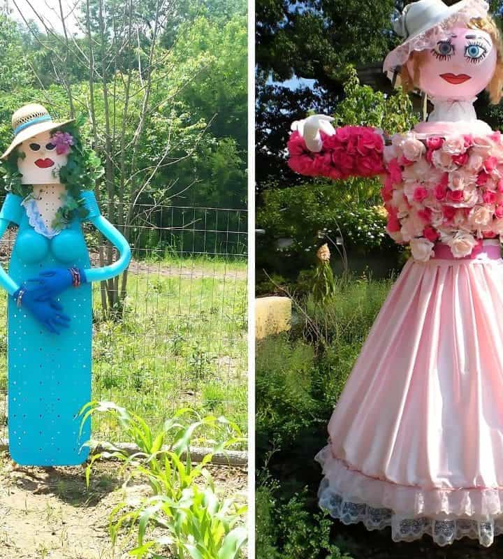 22 Charming DIY Lady Scarecrow Ideas to Spruce Up Your Garden
