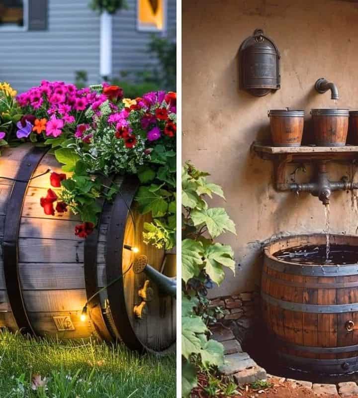 20 Creative Ways to Repurpose Old Wine Barrels for Stunning Decor