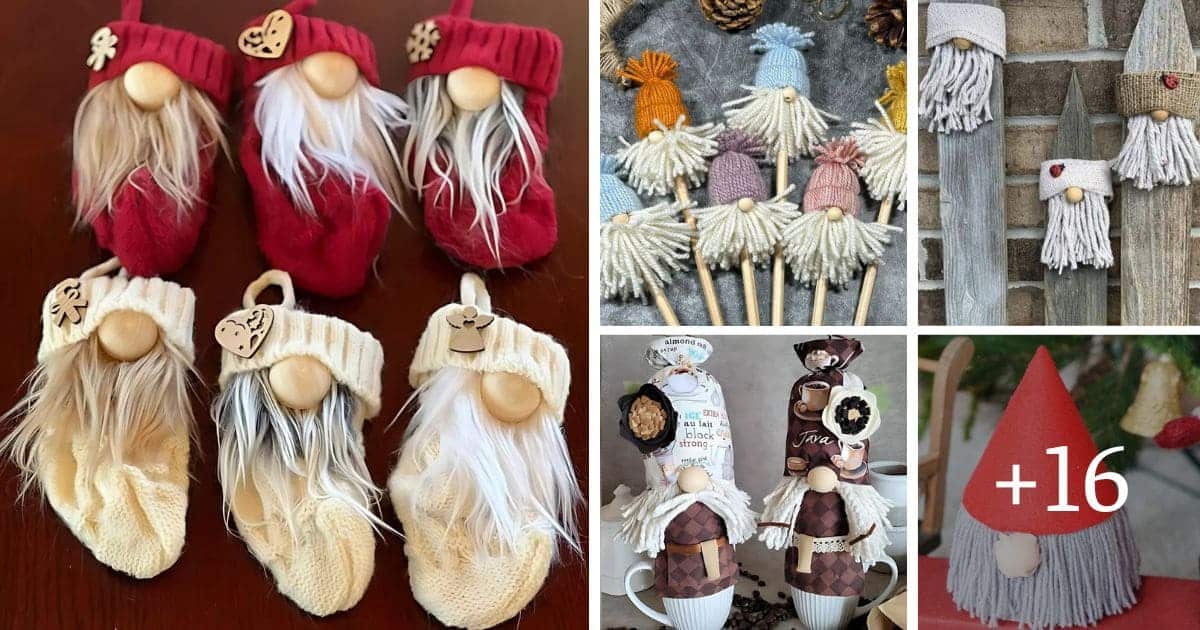 20 Creative Gnome Ideas Made by Recycled Items