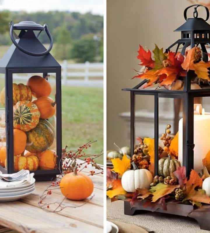 22 Beautiful Fall Lantern Decor Ideas to Welcome Autumn