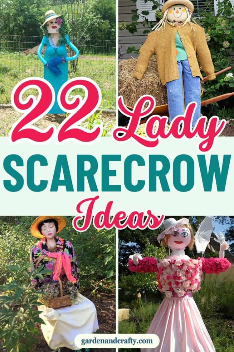 22 Charming DIY Lady Scarecrow Ideas to Spruce Up Your Garden