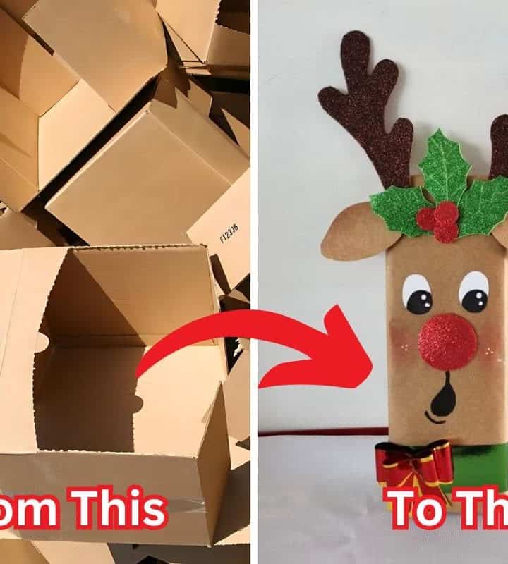 25 Brilliant Christmas Craft Ideas Using Recycled Cardboard