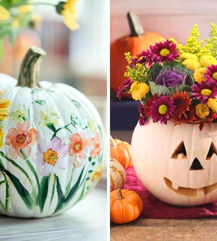 20 Must-Try Chic Flower-Inspired Pumpkin Ideas for a Stunning Decor