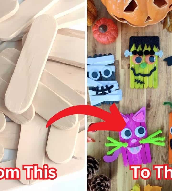 24 Spooky Halloween Popsicle Stick Craft Ideas You’ll Want to Try