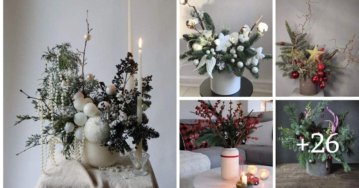 30 Charming Christmas Vase Ideas to Warm Up Your Holiday Home Decor