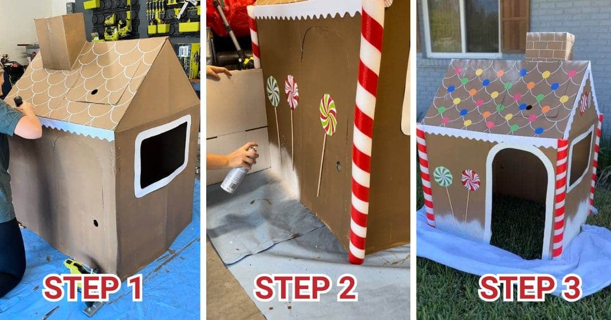 Step-by-Step Guide: DIY Cardboard Gingerbread House That Kids Will Adore