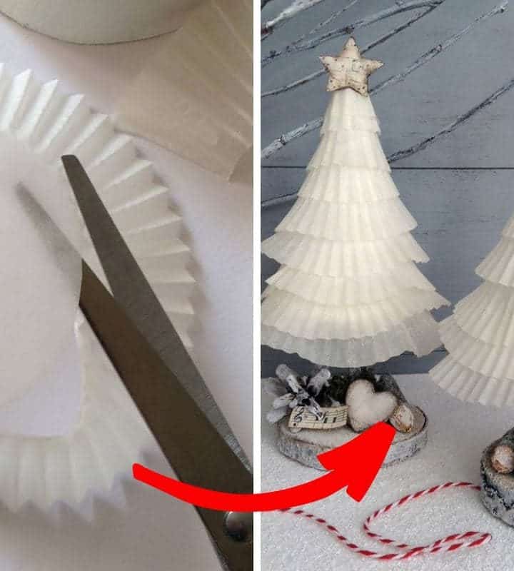 5 Easy Steps to Make DIY Christmas Tree Craft with Cupcake Liners