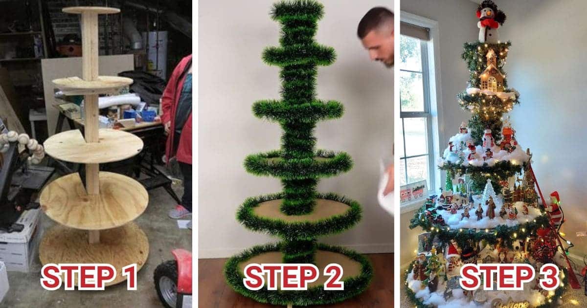 How to Build Your Own Christmas Tree Village In 6 Steps