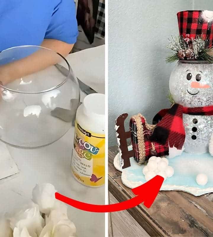 A Step-by-Step Guide to Crafting Snowman Fishbowl for Winter Decoration