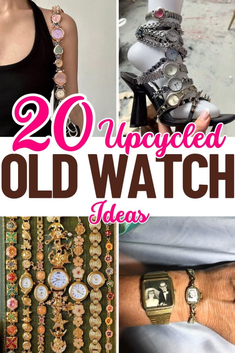 20 Time-Turning DIY Projects That Give Old Watches New Purpose