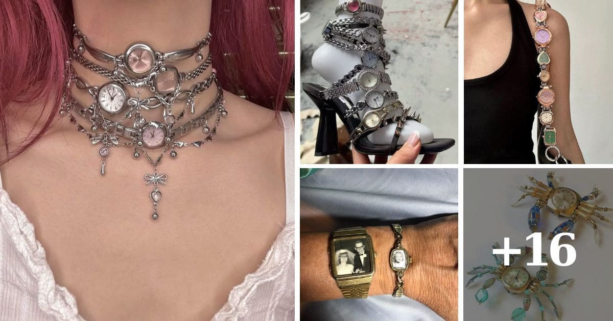 20 Time-Turning DIY Projects That Give Old Watches New Purpose