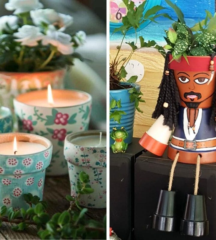 20 Creative Ways to Upcycle Clay Pots Into Something Amazing