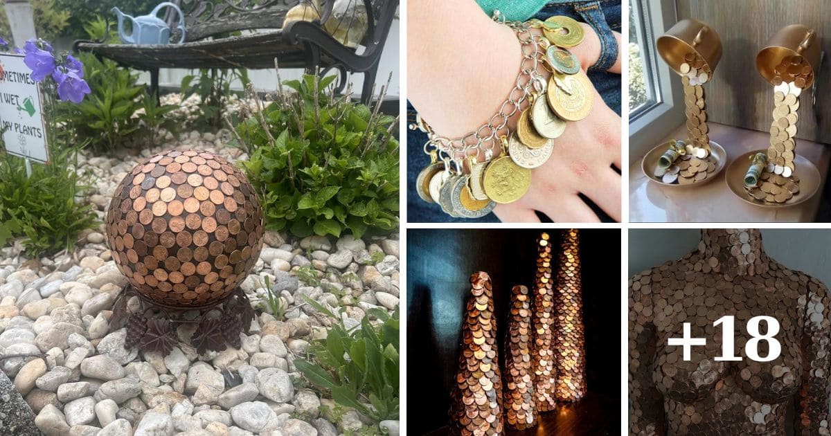 22 Creative Ways to Upcycle Old Coins and Pennies Into Stunning DIY ...