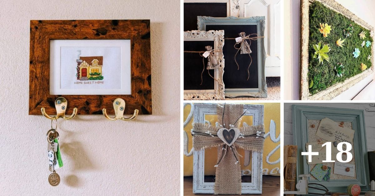 22 Brilliant Ways to Repurpose Old Picture Frames Into Stunning Decor