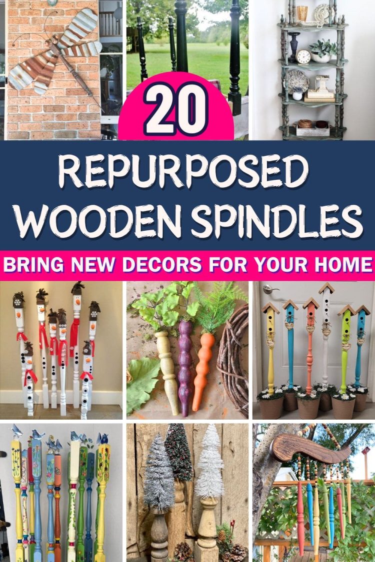 20 Wooden Spindle Crafts So Clever, You’ll Never Toss One Again