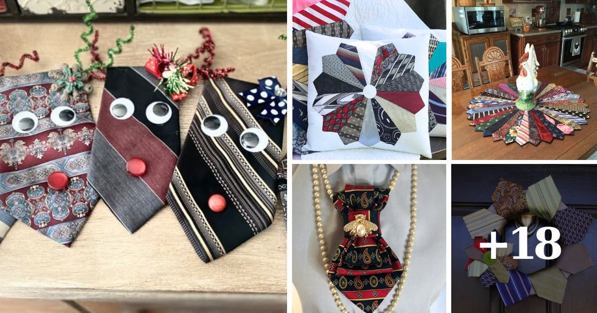 22 Brilliant Ways to Repurpose Old Neckties Into Something Beautiful