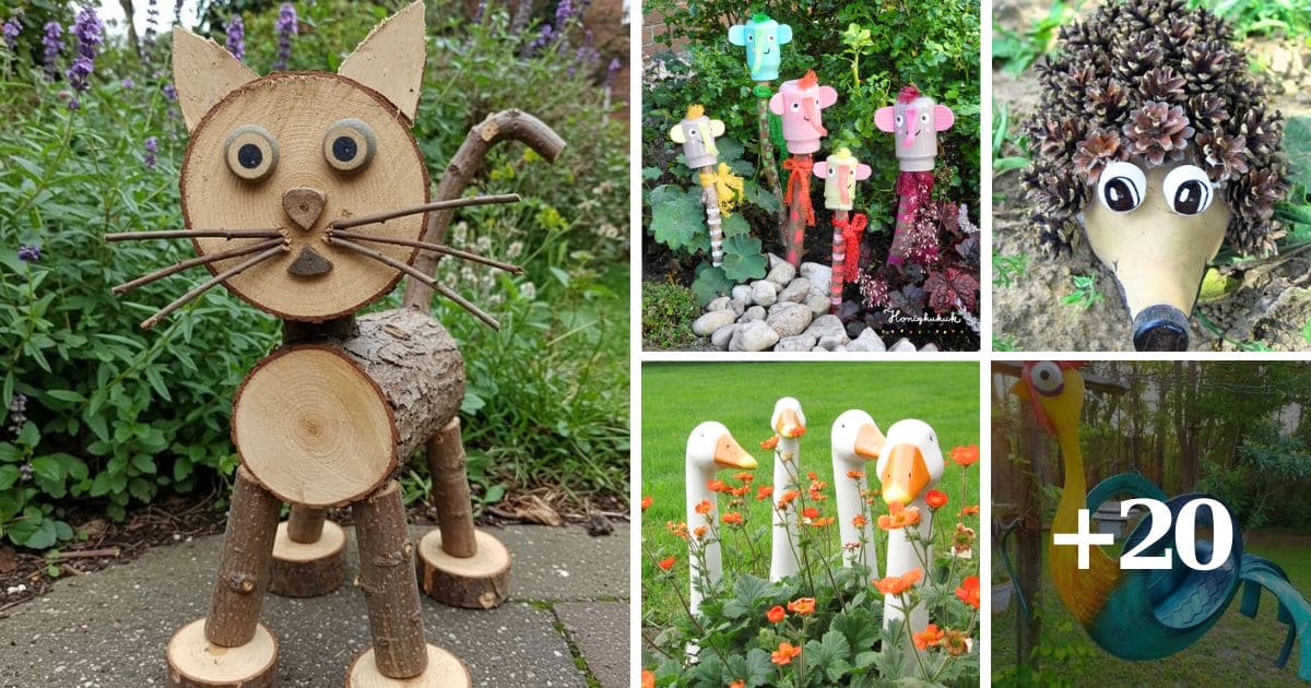 24 Super Cute DIY Animals And Insects to Spruce Up Your Garden