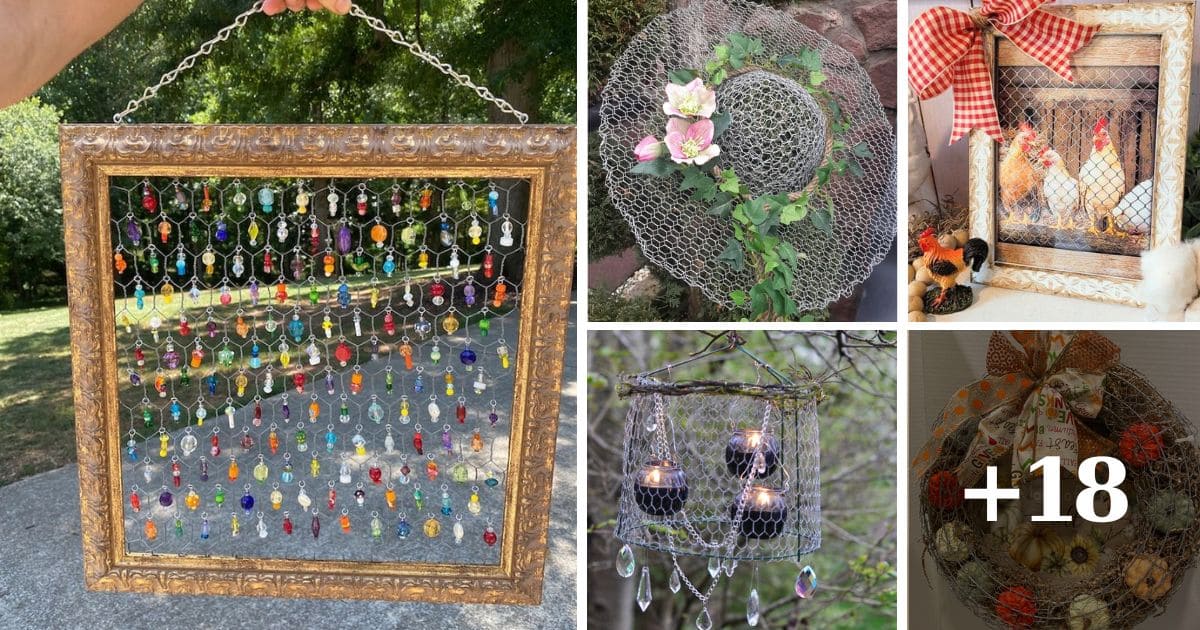 22 Creative Chicken Wire Projects to Transform Your Home and Garden