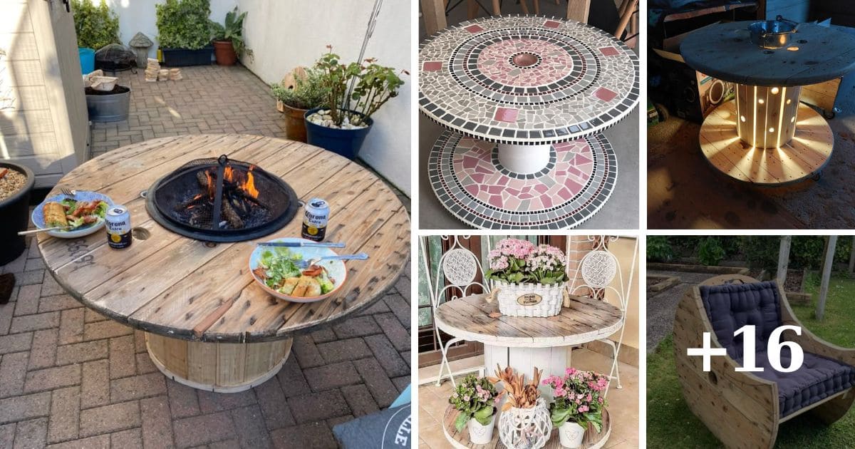 20 Creative Projects You Can Make with Recycled Cable Spools