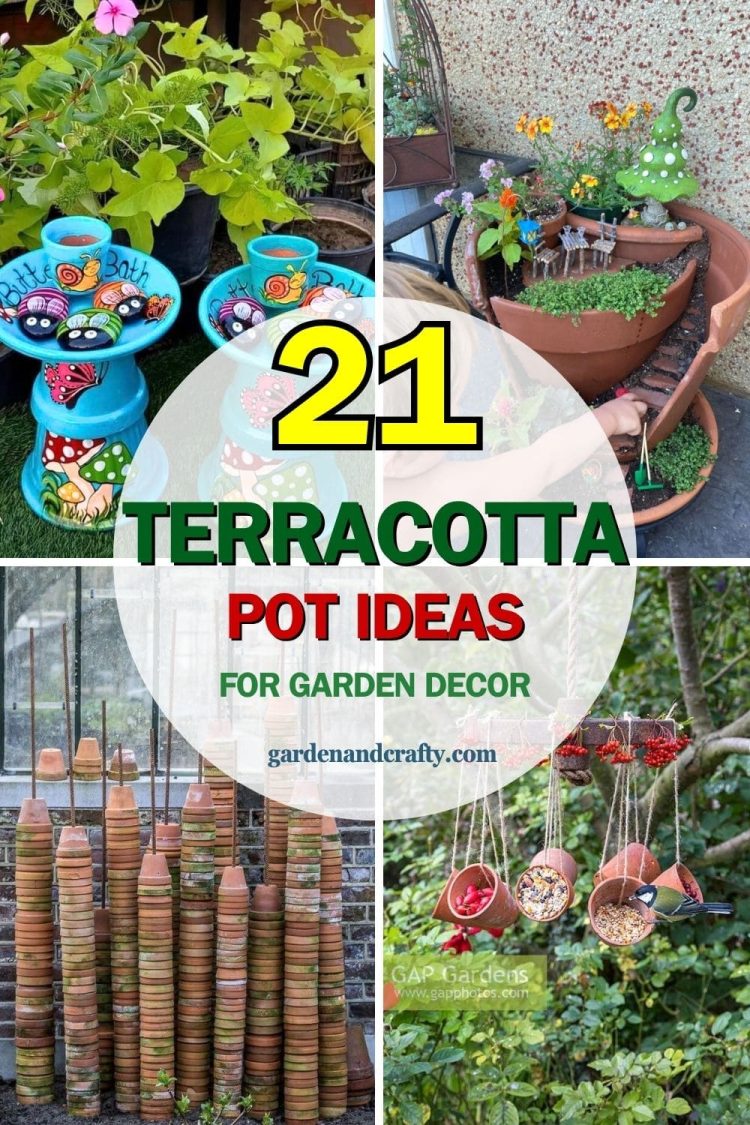 20+ Genius Terracotta Pot Projects That Will Spruce Up Your Garden