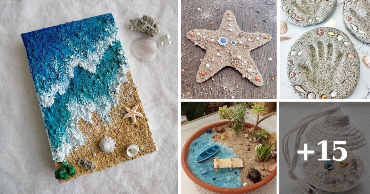 19 Beautiful Beach Sand Craft Ideas That Bring the Ocean Home