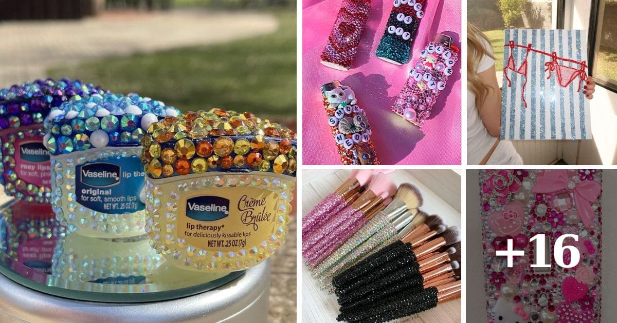 20 DIY Rhinestone Makeovers That Turn Ordinary Into Outrageous Glam