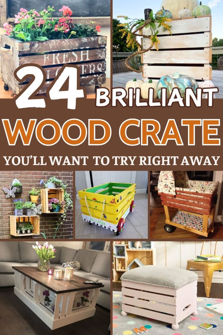 24 Brilliant Wood Crate Projects You’ll Want to Try Right Away