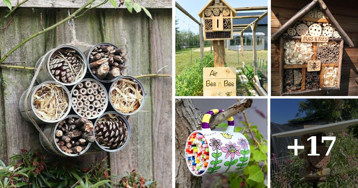 21 DIY Bee and Insect Hotel Ideas That’ll Turn Your Garden Into a ...