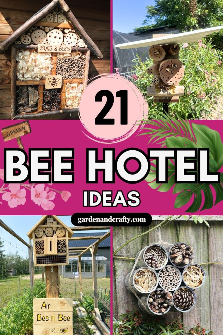 21 DIY Bee and Insect Hotel Ideas That’ll Turn Your Garden Into a ...