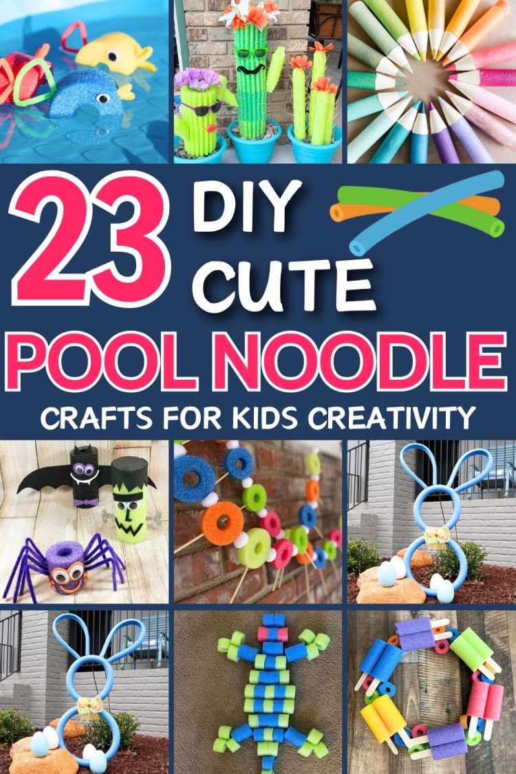23 Colorful Pool Noodle Crafts That Spark Kids Creativity
