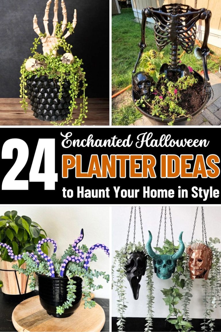 24 Creepy-Cool Halloween Planter Ideas to Haunt Your Home in Style