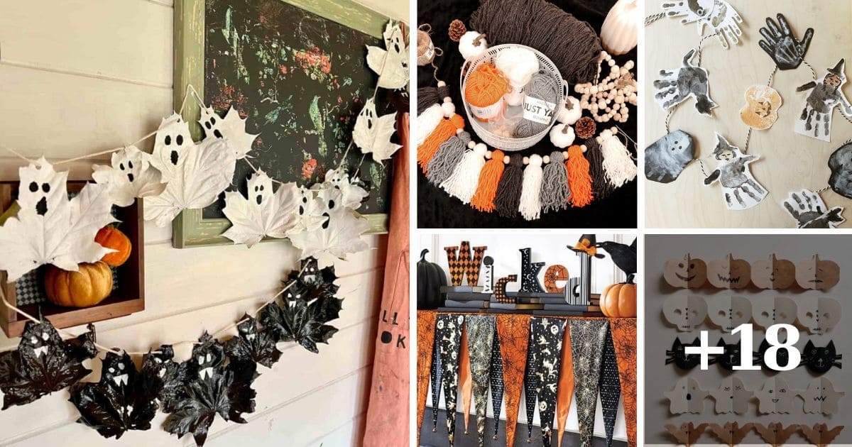 22 Adorably Spooky DIY Halloween Garlands You’ll Want to Hang Everywhere
