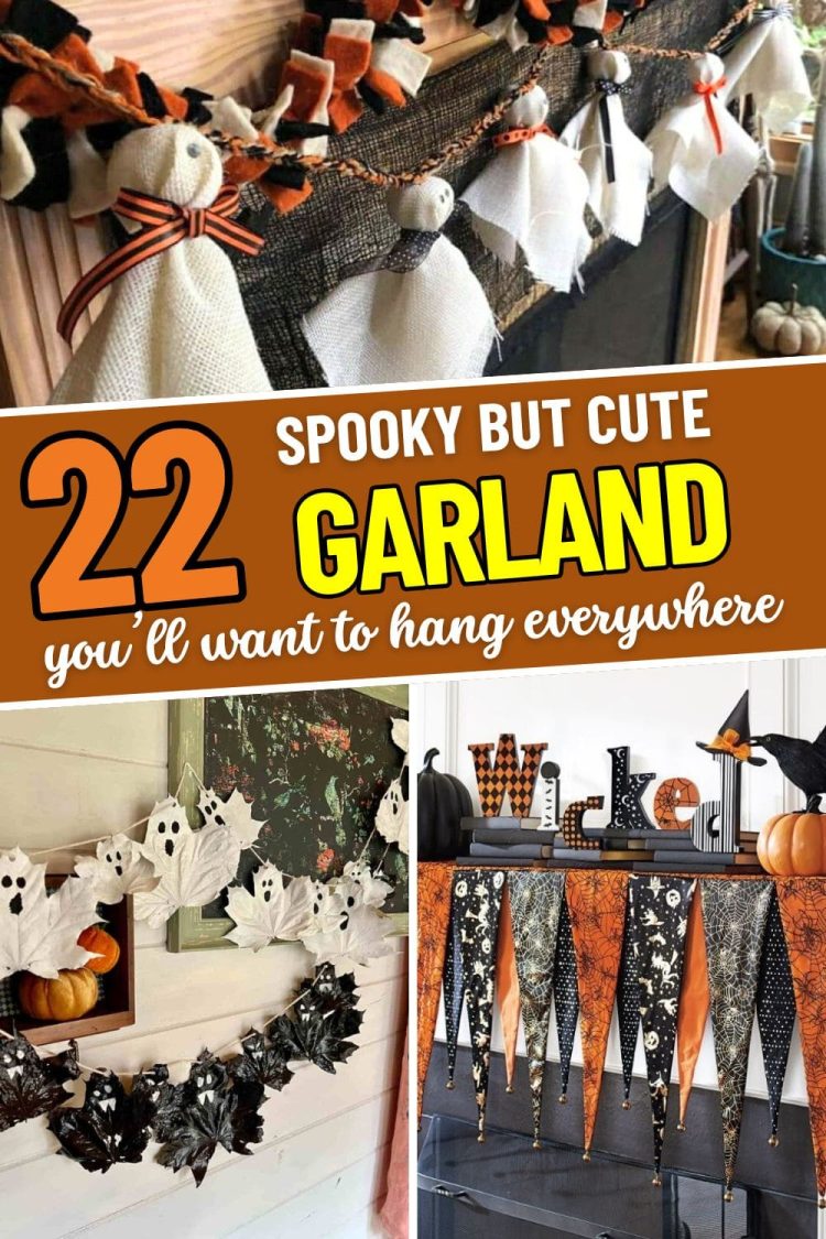 22 Adorably Spooky DIY Halloween Garlands You’ll Want to Hang Everywhere