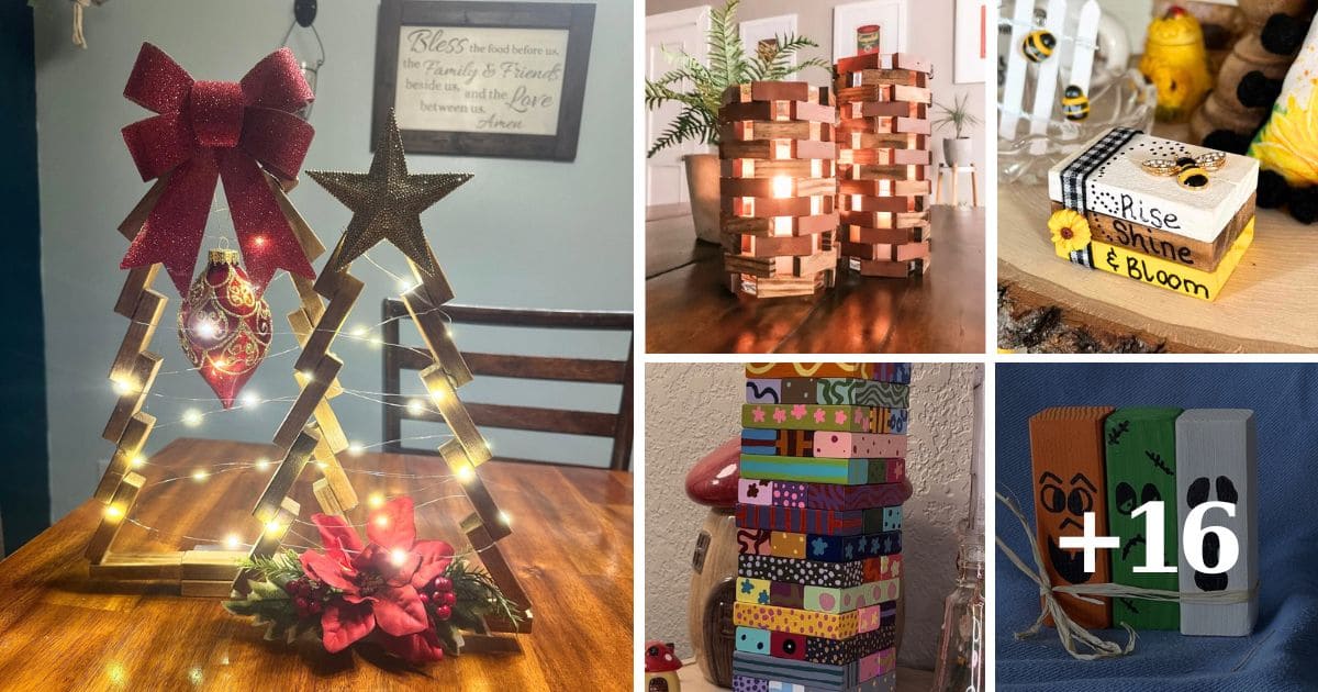 20 Genius Jenga Block Crafts That Are Too Cute to Handle